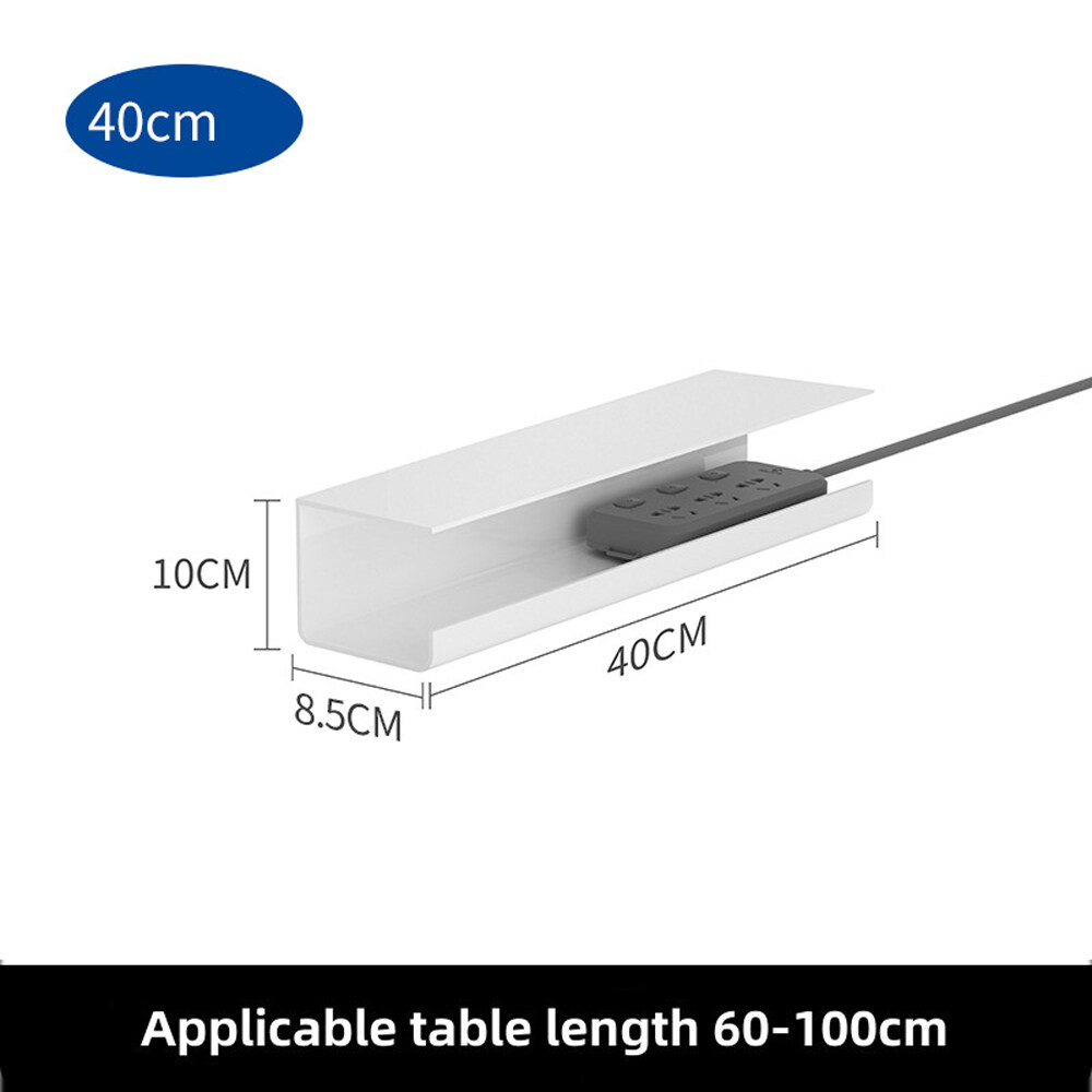 Under Desk Cable Organizer Cable Management Under the Table Cable ...