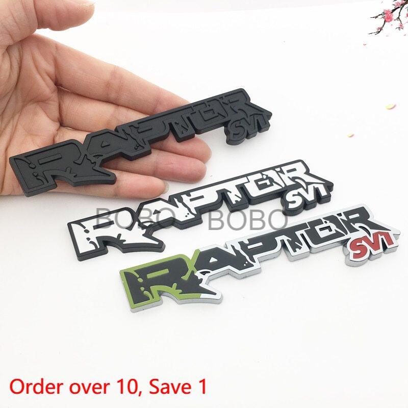 BOBO Creative 3D Metal Car Sticker Raptor SVT logo Emblem Badge Decal ...