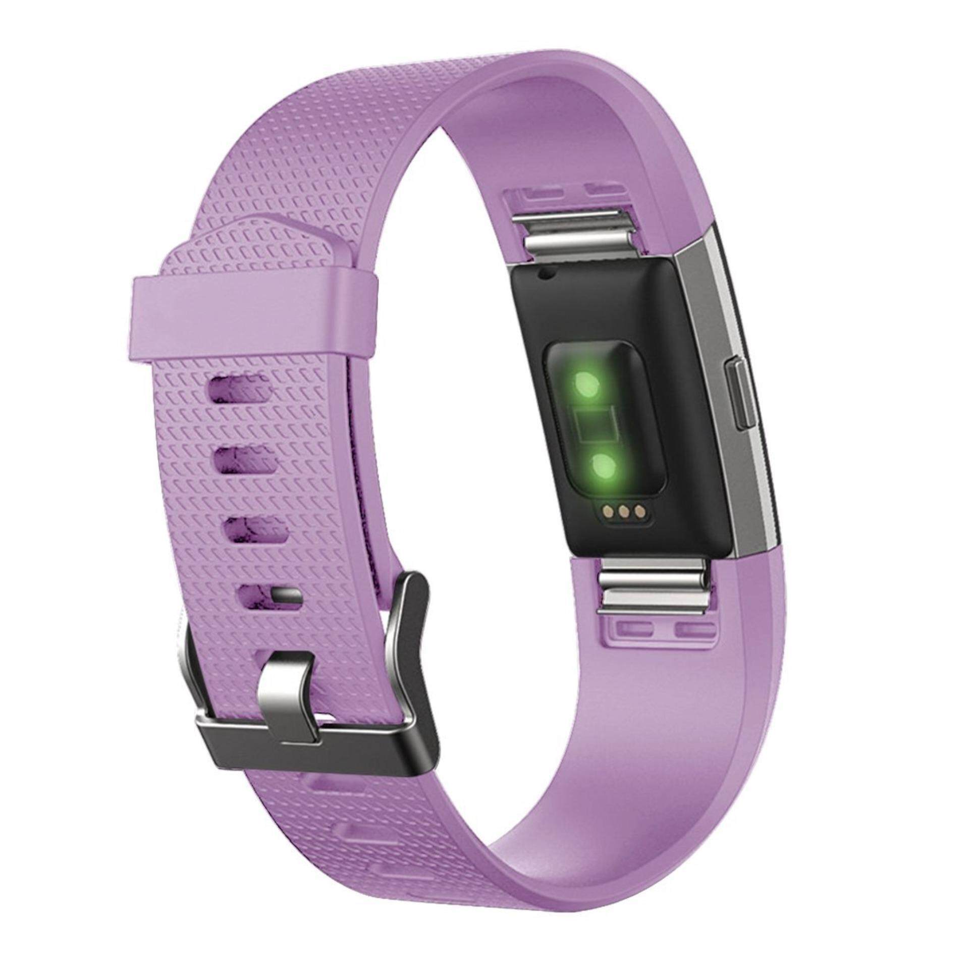 สายนาฬิกาFitbit Charge 2,สายรัดข้อมือซิลิโคนนิ่มปรับได้สำหรับFitbit ...