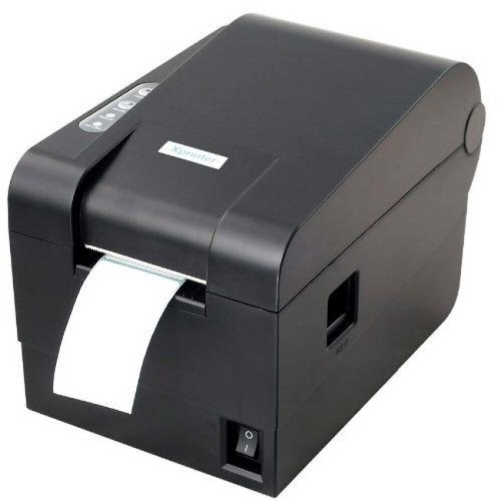 Xprinter XP-235B 2-in-1 58mm Thermal Barcode Label and Receipt Printer ...