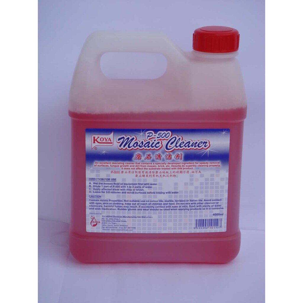 KOYA P-500A Mosaic Cleaner 磨石清洁剂 4000ML | Lazada