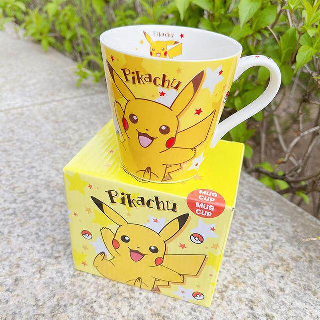 【ร้อน】อะนิเมะโปเกมอน S Norlax Pikachu การ์ตูนเซรามิกถ้วยน้ำแก้ว ...