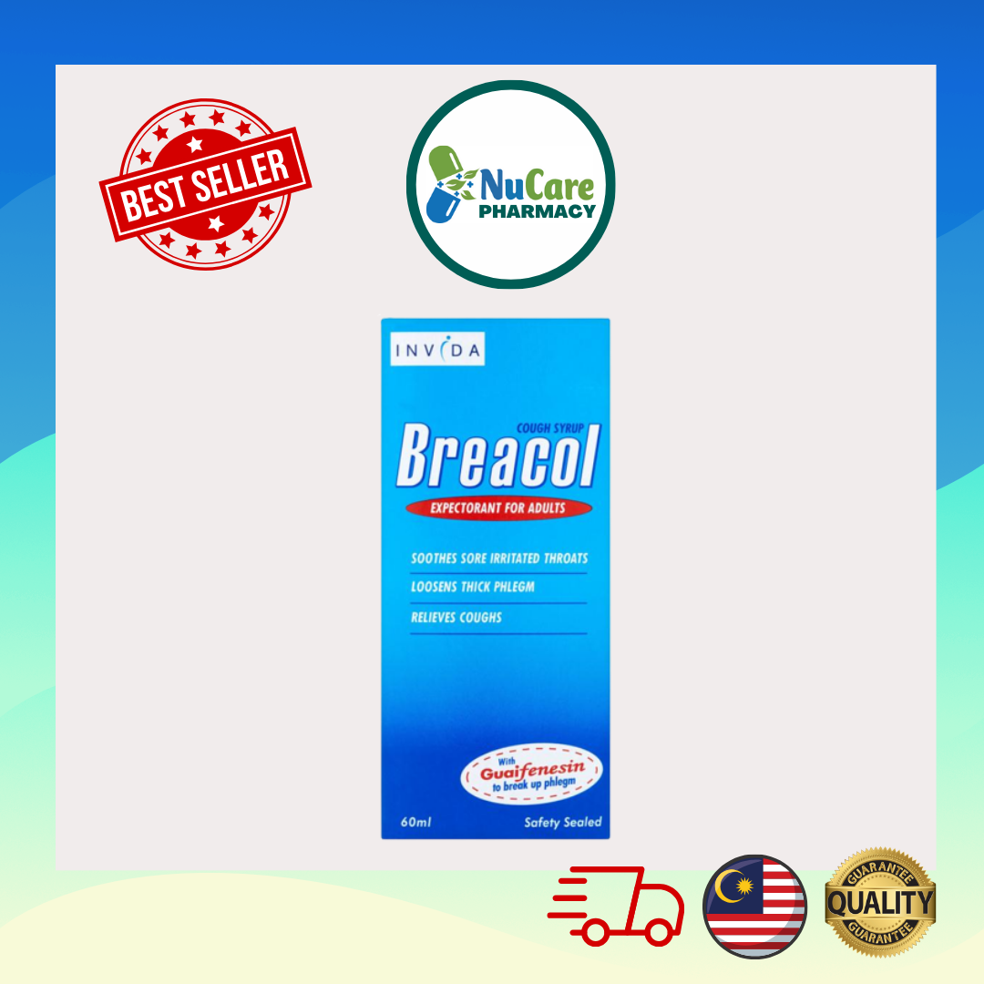 BREACOL EXPECTORANT FOR ADULT SYRUP 60ML BTL | Lazada