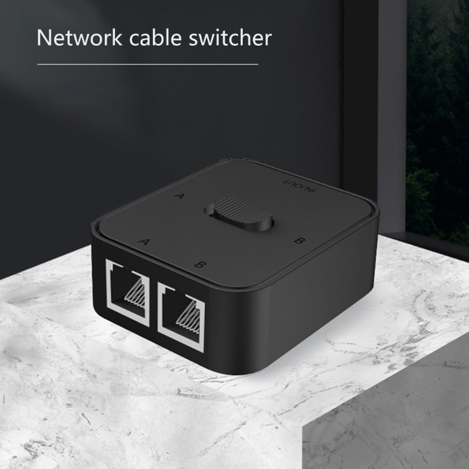 kangshaibi Network Switcher 2 Port Quick Switch Power Free High ...