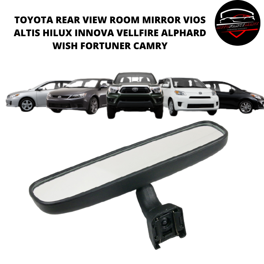 TOYOTA REAR VIEW ROOM MIRROR OEM VIOS ALTIS HILUX INNOVA VELLFIRE ...
