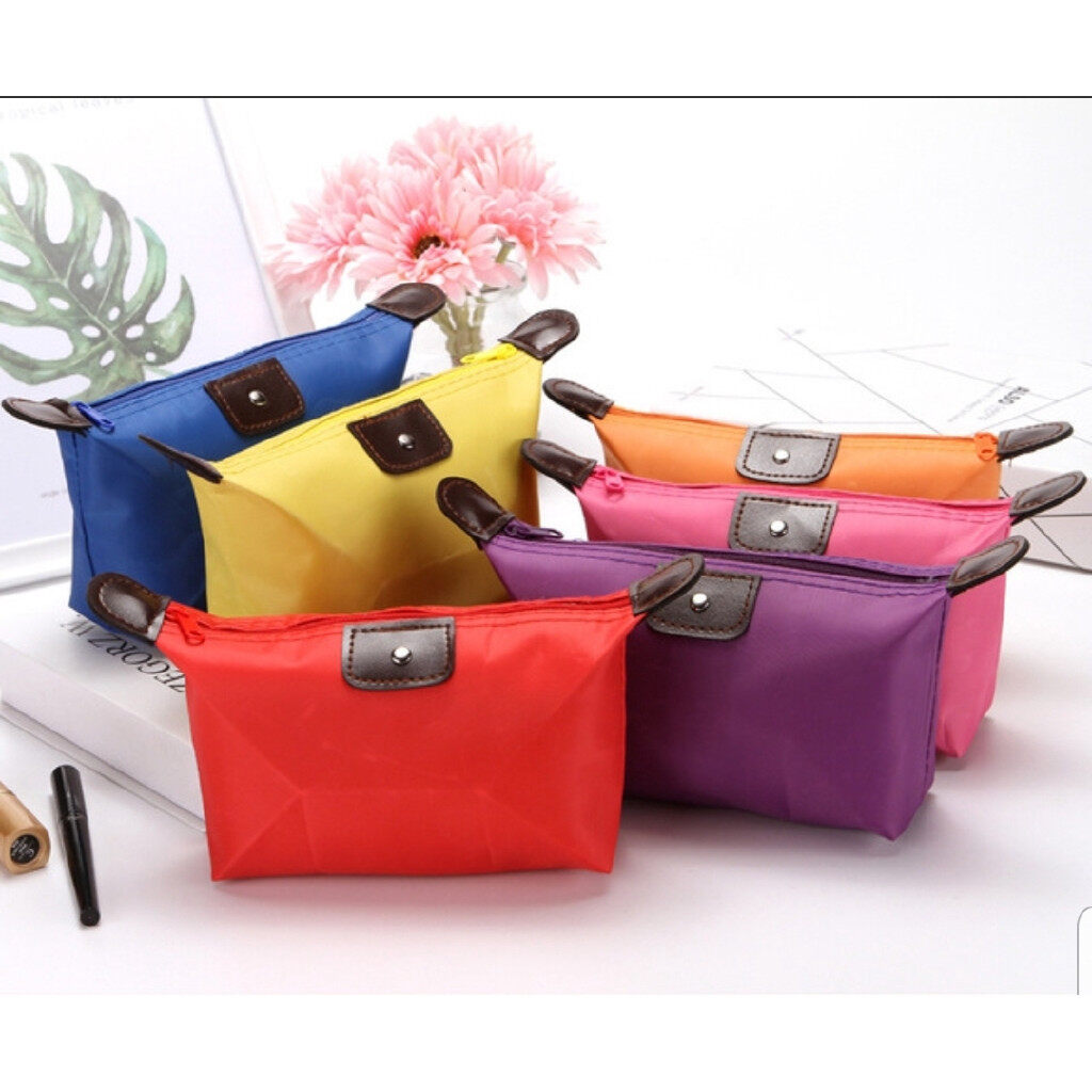 Make Up Cosmetic Bag Travel Pouch Coin Zip Lady Dompet Makeup Colourful ...