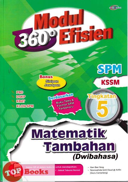 [topbooks Cemerlang] Modul 360 Efisien Matematik Tambahan Tingkatan 5