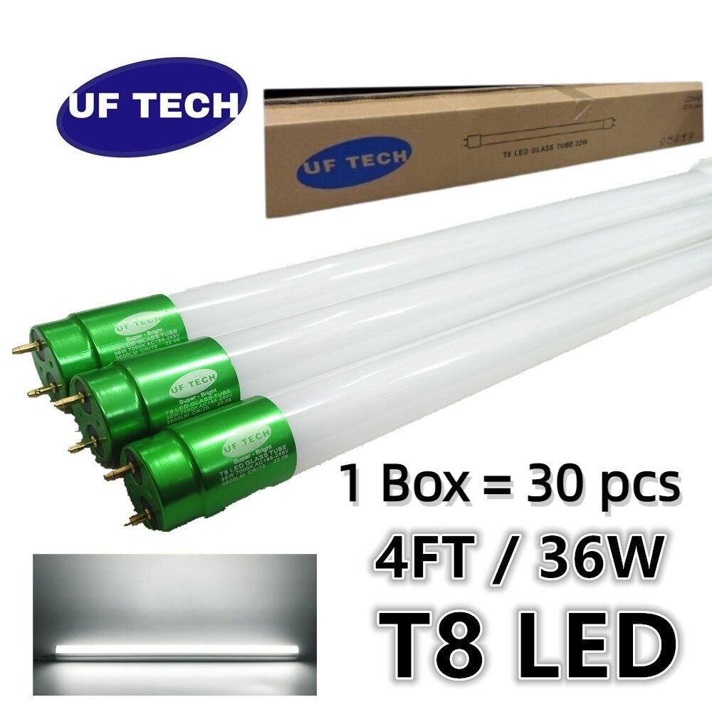 UF Tech 36W T8 LED 4FT Tube DayLight ( 1 Box 30 pcs ) | Lazada