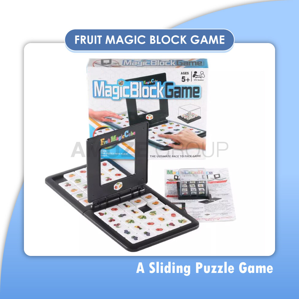 【READY STOCK】INTERACTIVE MAGIC BLOCK GAME 双人对战魔方移动拼图 | Lazada