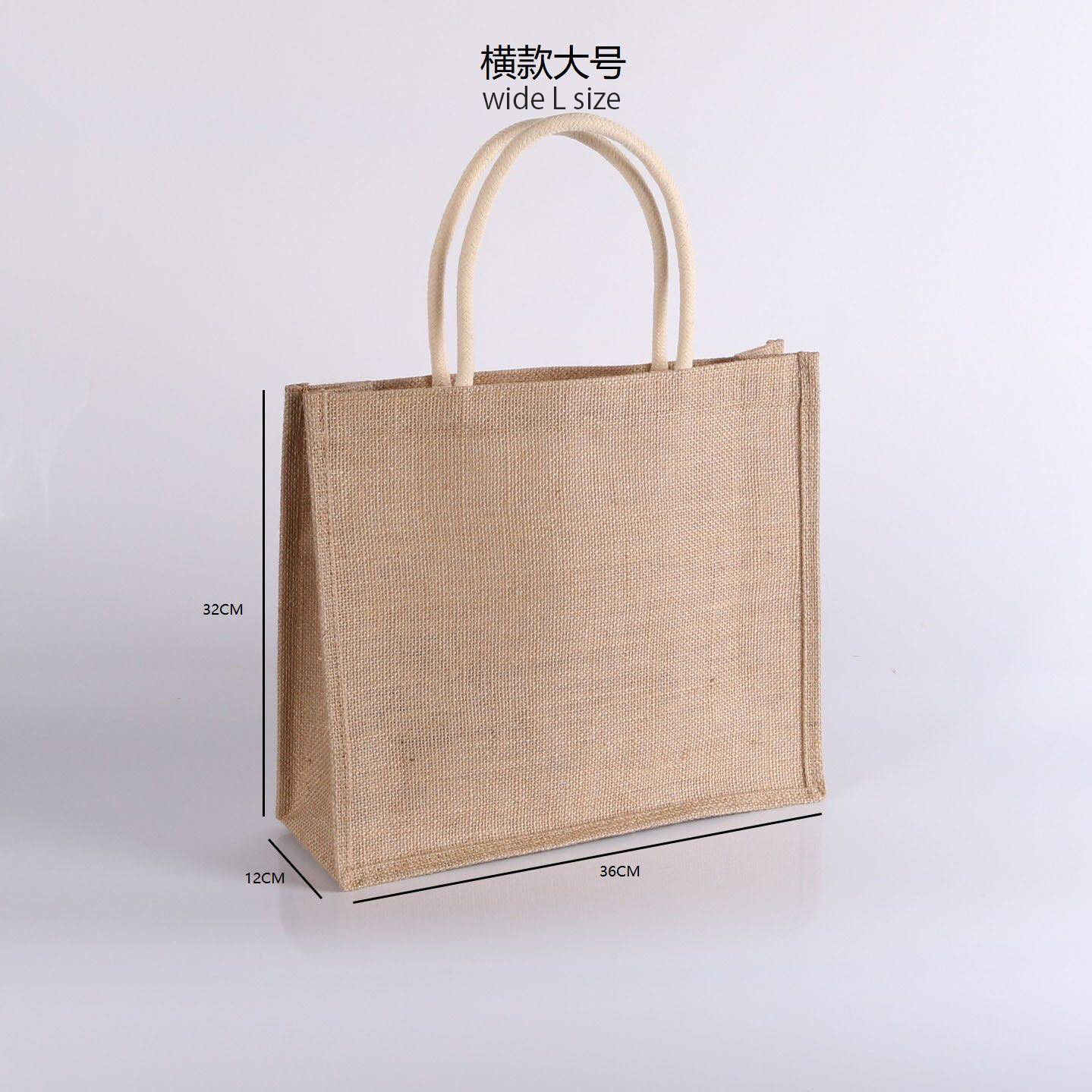 CYCF Oem Muji Style Japanese Jute Recycle Bag/Go Green Grocery Bag/Tote ...