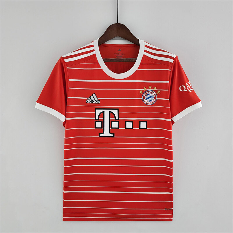 Bayern Munich Jersey 22/23 Home Jersi Custom ชื่อ2022ชายเสื้อฟุตบอล BM ...