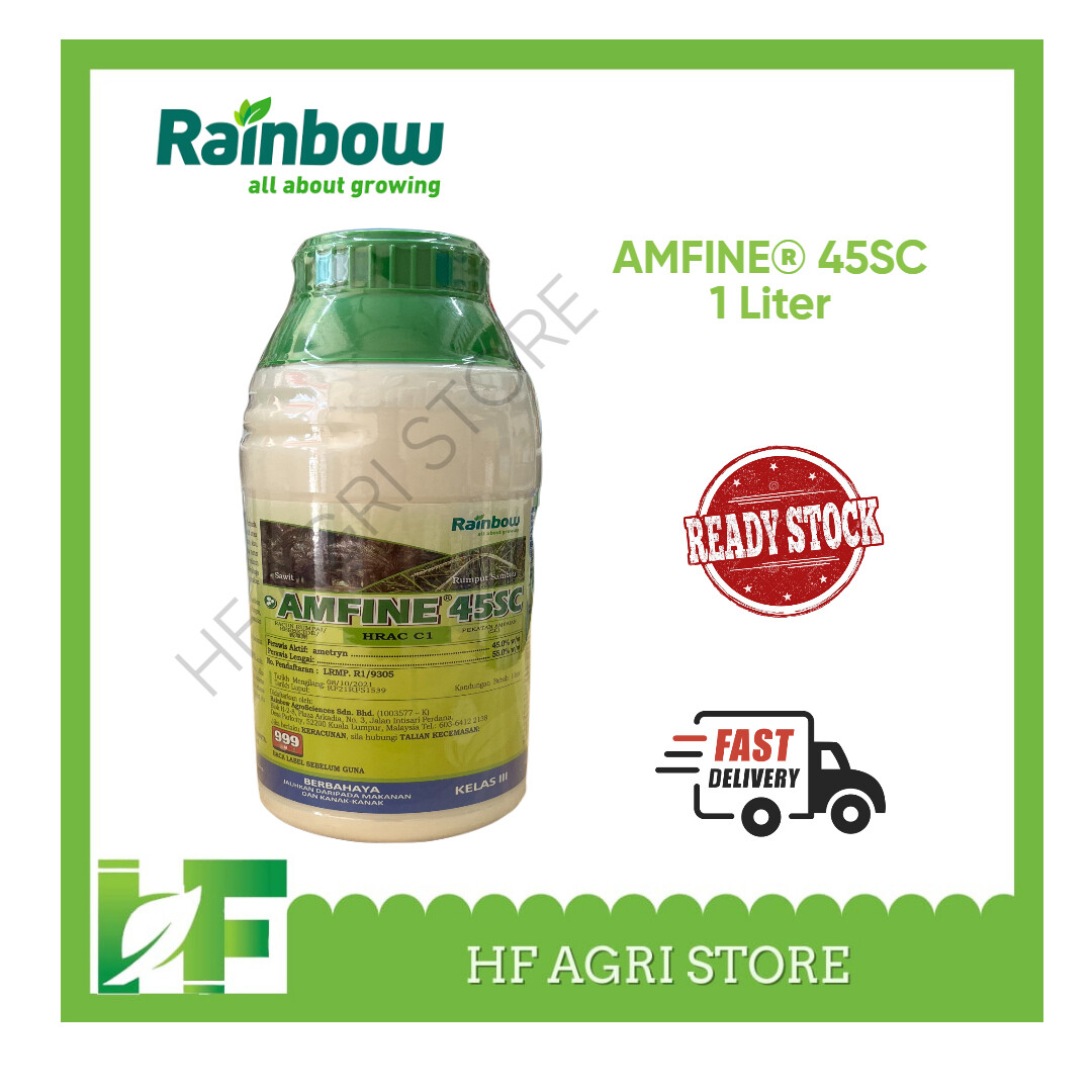 AMFINE® 45SC 1L - Rainbow / Herbicide / Racun Rumpai / Weed Killer ...