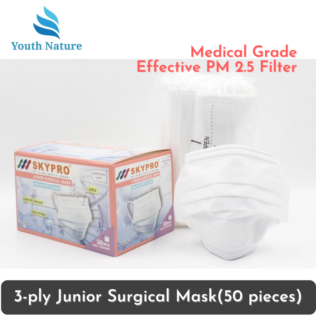 YN | SKYPRO Classic Surgical Mask 3 Ply 50 Pcs / ASTM Level PM2.5 ...