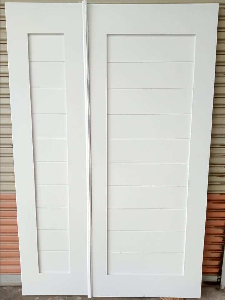 Pintu Kayu Depan Rumah White Primer (Full HDF Solid Core) Wooden ...