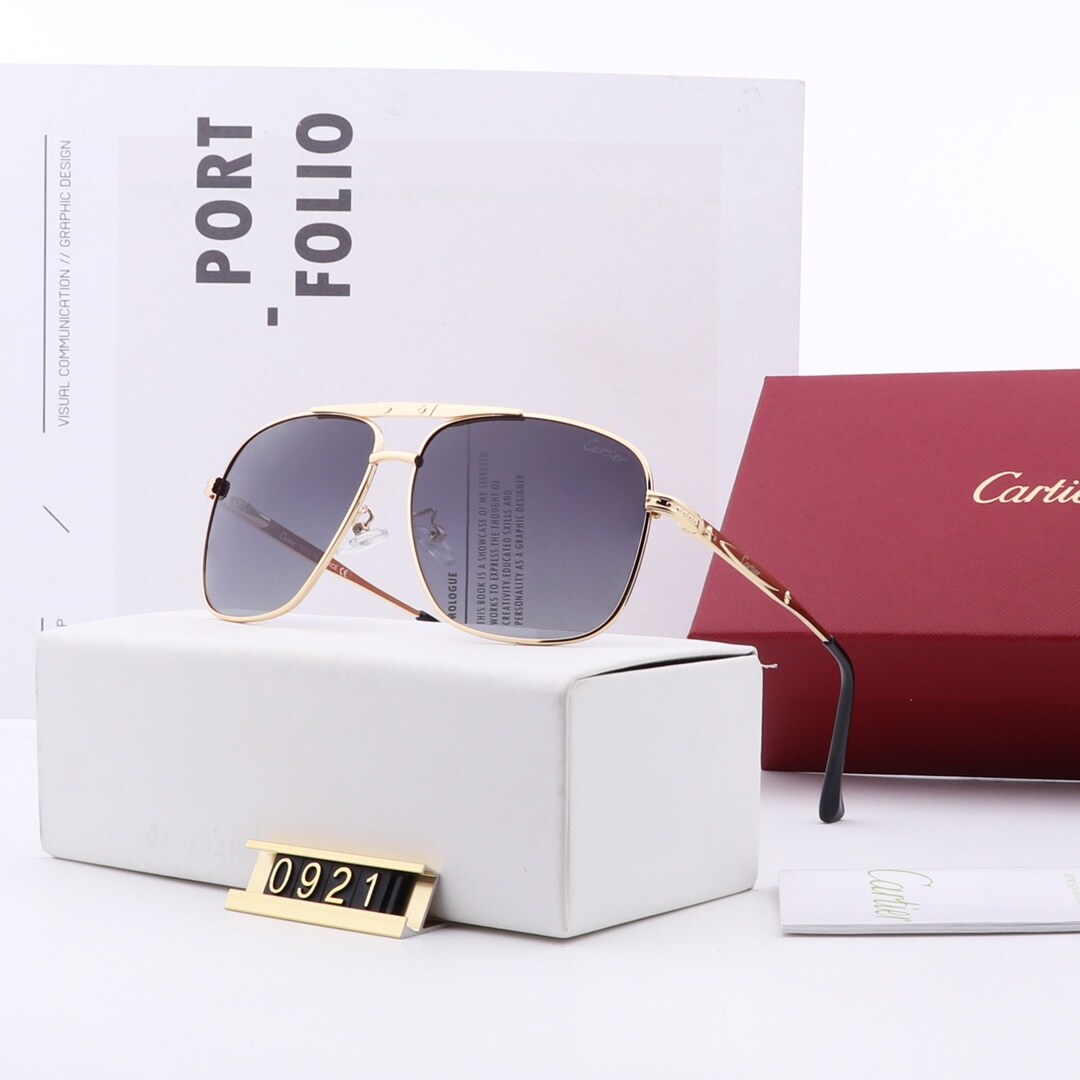2020 ใหม่ Cartier_Men High-end สแควร์ Elegant แฟชั่นแว่นกันแดดโพลาไรซ์ ...