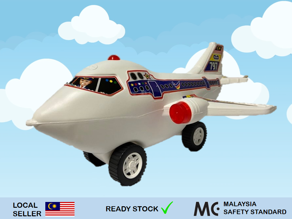 (Mytoy) Jumbo Jet 747 51cm Big Aeroplane Push and Pull Toy | Lazada