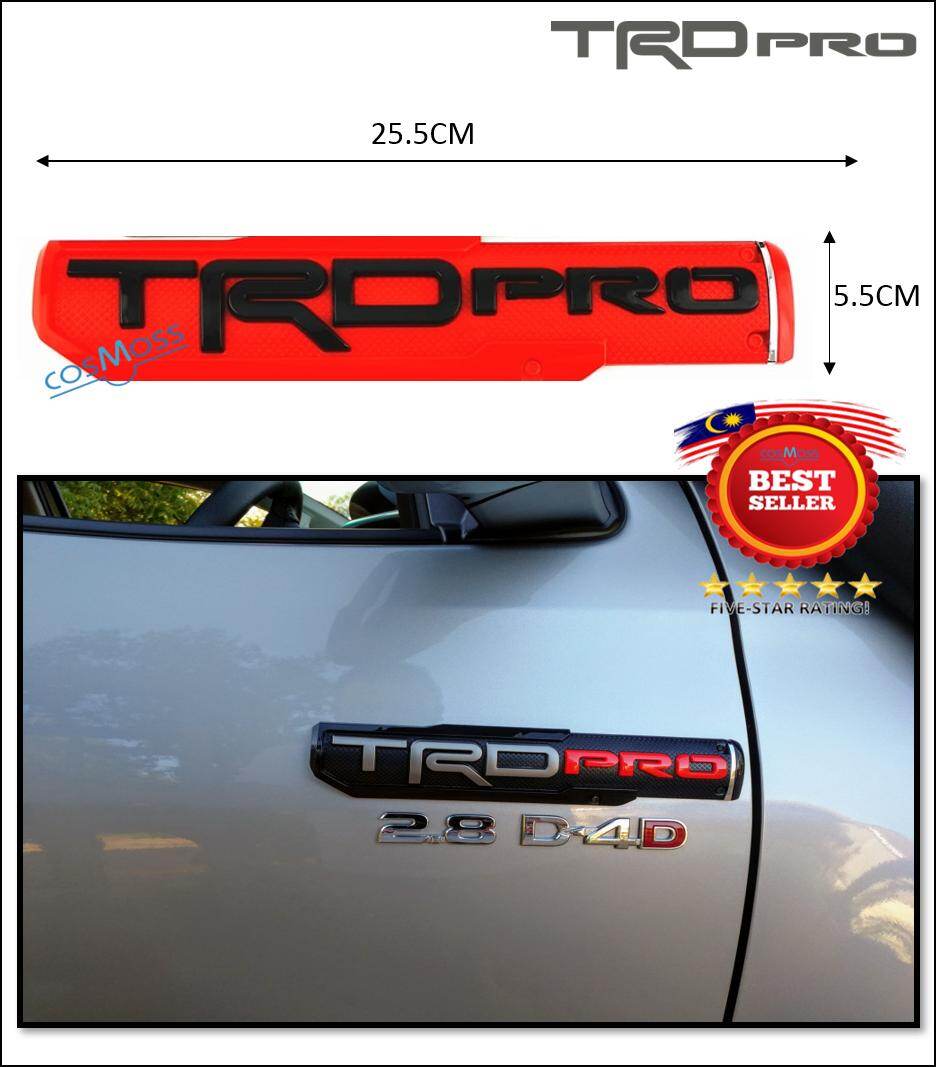 TRD Pro Door Logo Emblem Badge For Toyota Tacoma TRD Pro 4x4 GRN305 ...