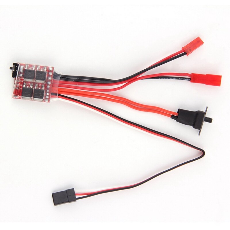 RC ESC 30A 4-8V Brush Motor Speed Controller 1/16 1/18 for Climbing RC ...