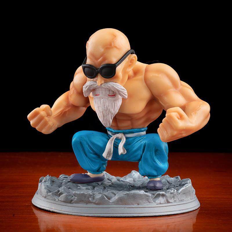 หุ่นอนิเมะ11ซม. ดราก้อนบอล Master Roshi Kame Sennin กล้ามเนื้อ Ver ...