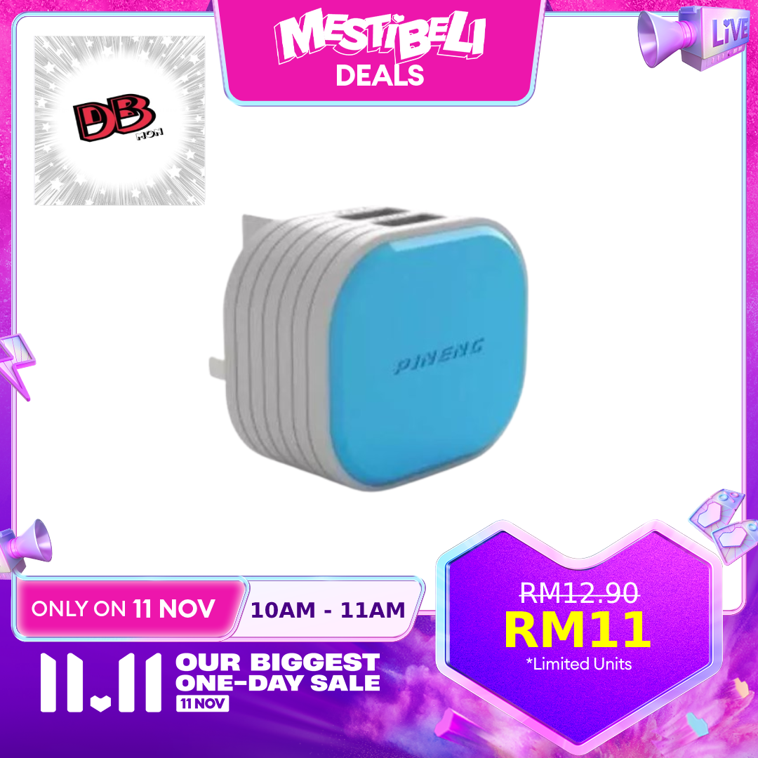 Pineng PN501 (100% Original) 2.1A Dual USB Power Adapter PN 501 Pineng ...