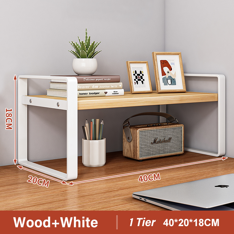 WAROOM 2/3 Layer Desktop Shelf Rack Multipurpose Storage Rack Shelf ...