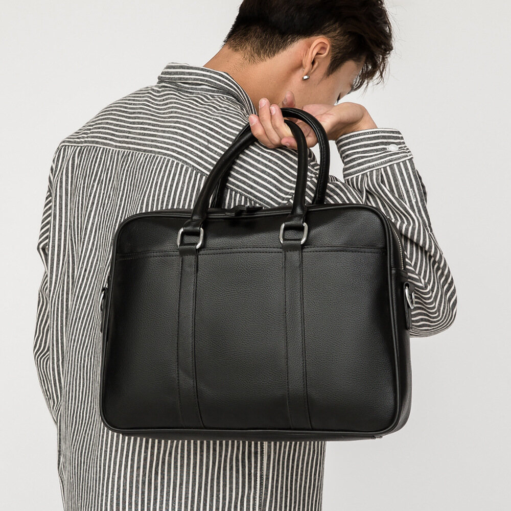 JMKJ Men Business Bag Artificial Leather Business Handbag Briefcase ...