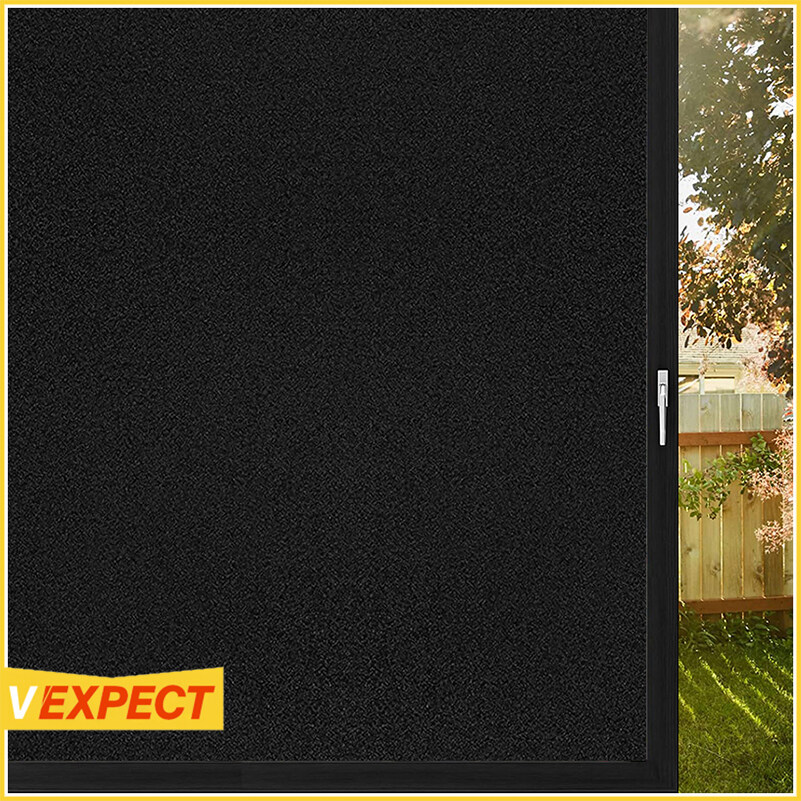Vexpect Window Glass Privacy Sticker, Sun Blocking Frosted Glass Window ...