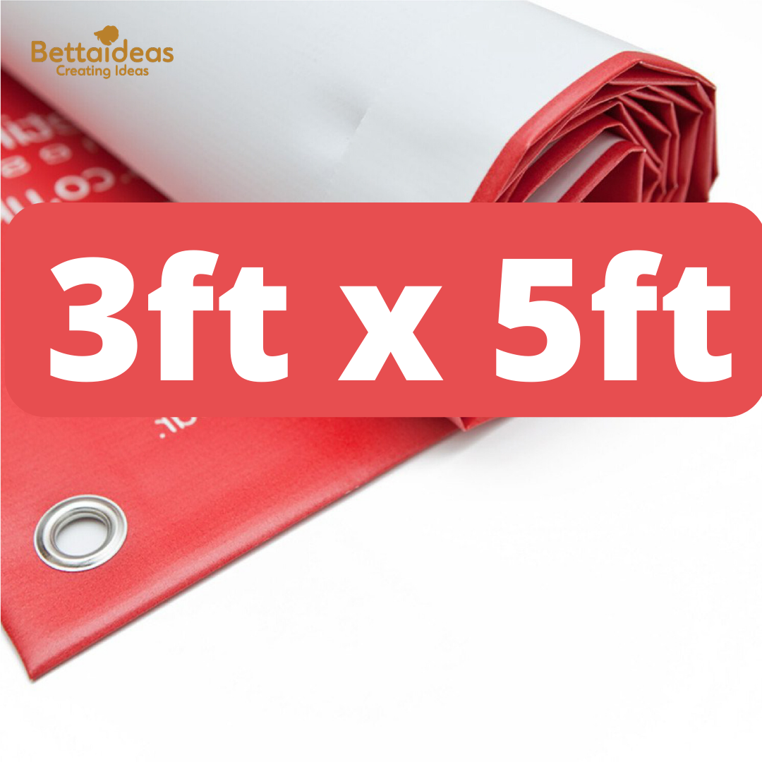 BETTAIDEAS Banner & Bunting [Eyelet/PVC Pipe/3 Inch Pocket/Fold 4 Sides ...