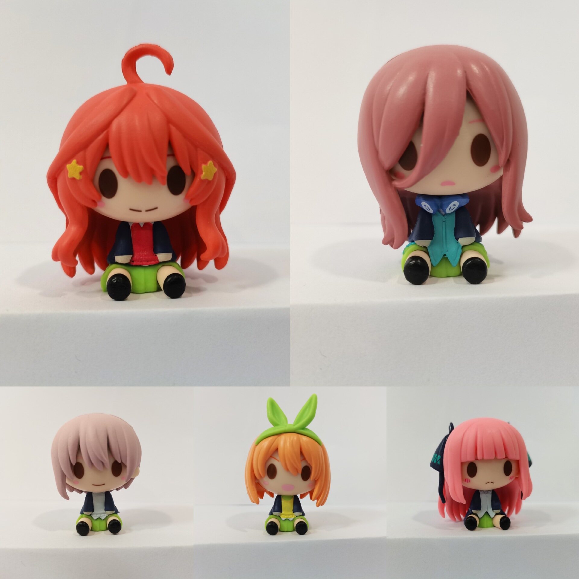 5Pcs Quintessential Quintuplets Action Figures อะนิเมะ Merch Nakano ...
