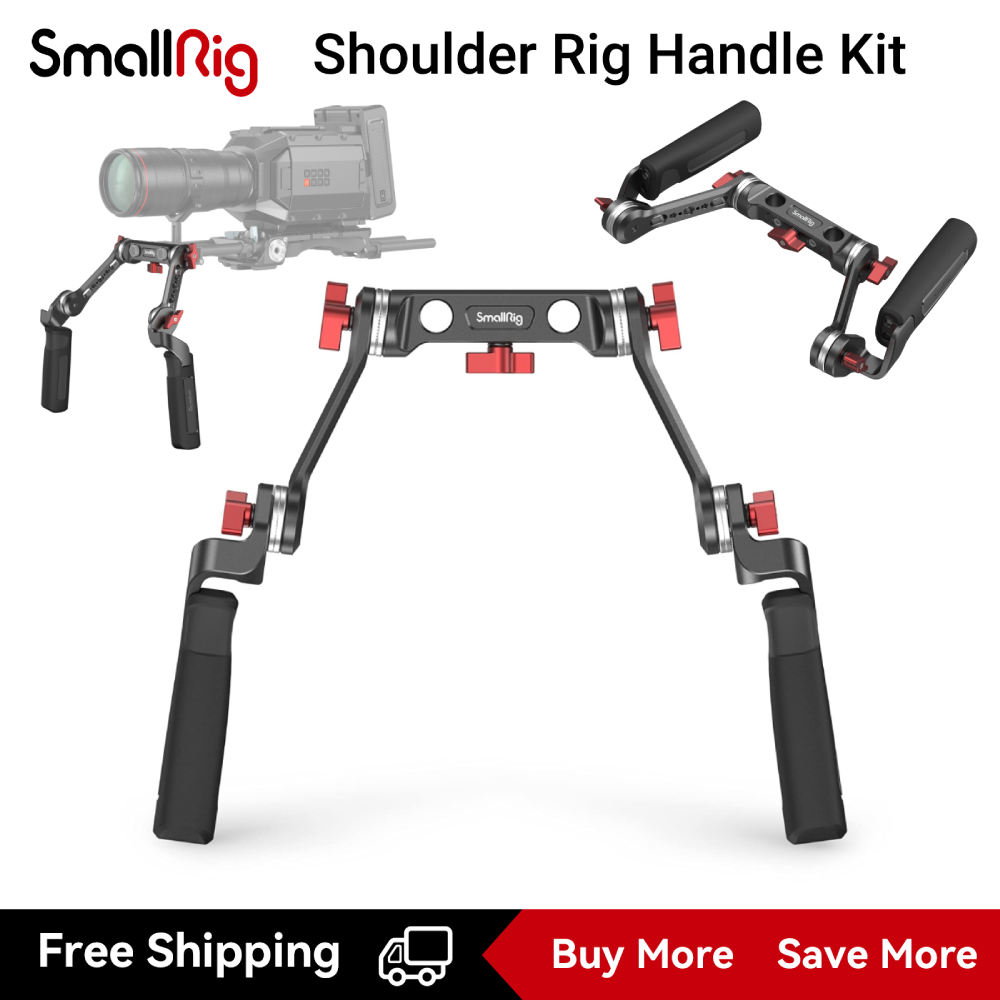 SmallRig Rosette Shoulder Rig Handle Kit with Rosette Extension Arm ...