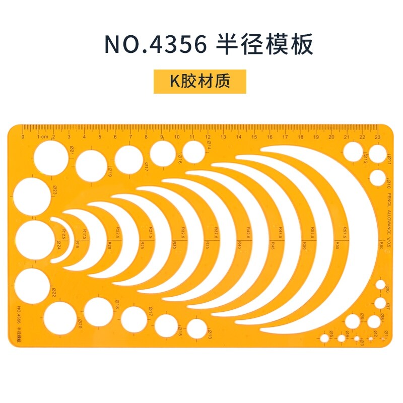 Circular Template Ruler Drawing Ruler Design Ruler Drawing Circle ...