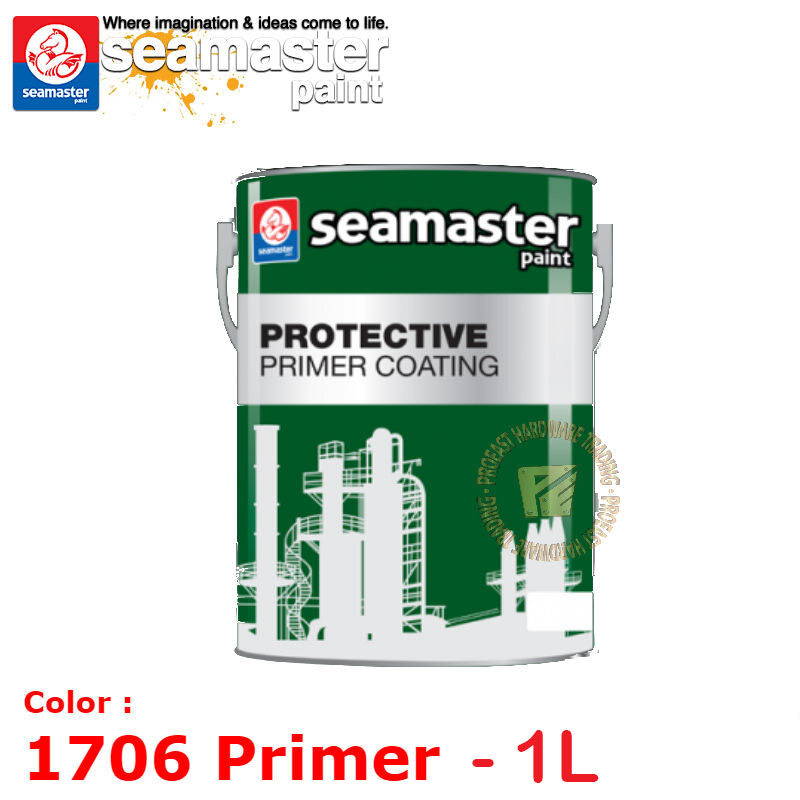 Seamaster Paint ( 1706 / White ) Expoxy Primer Protective Coating - 1L ...
