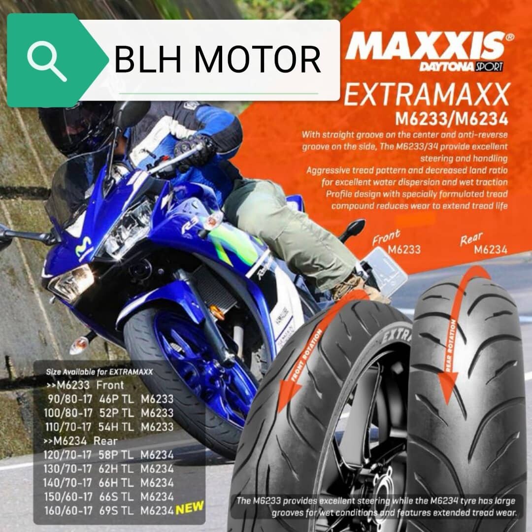 2022 MADE} MAXXIS EXTRAMAXX 110/70-17 120/70-17 150/60-17 160/60-17 140 ...