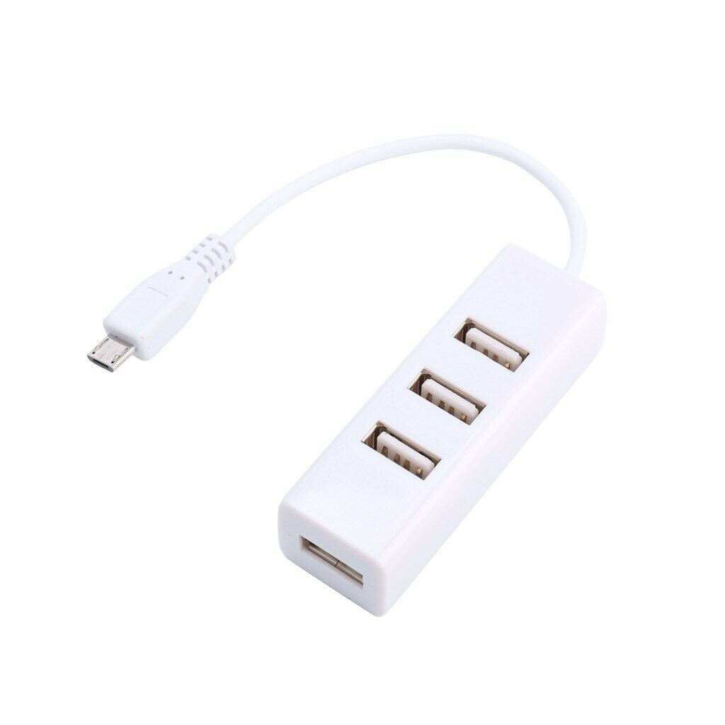 White USB To 4 USB Ports OTG For Raspberry Zero For Orange Pi For ...