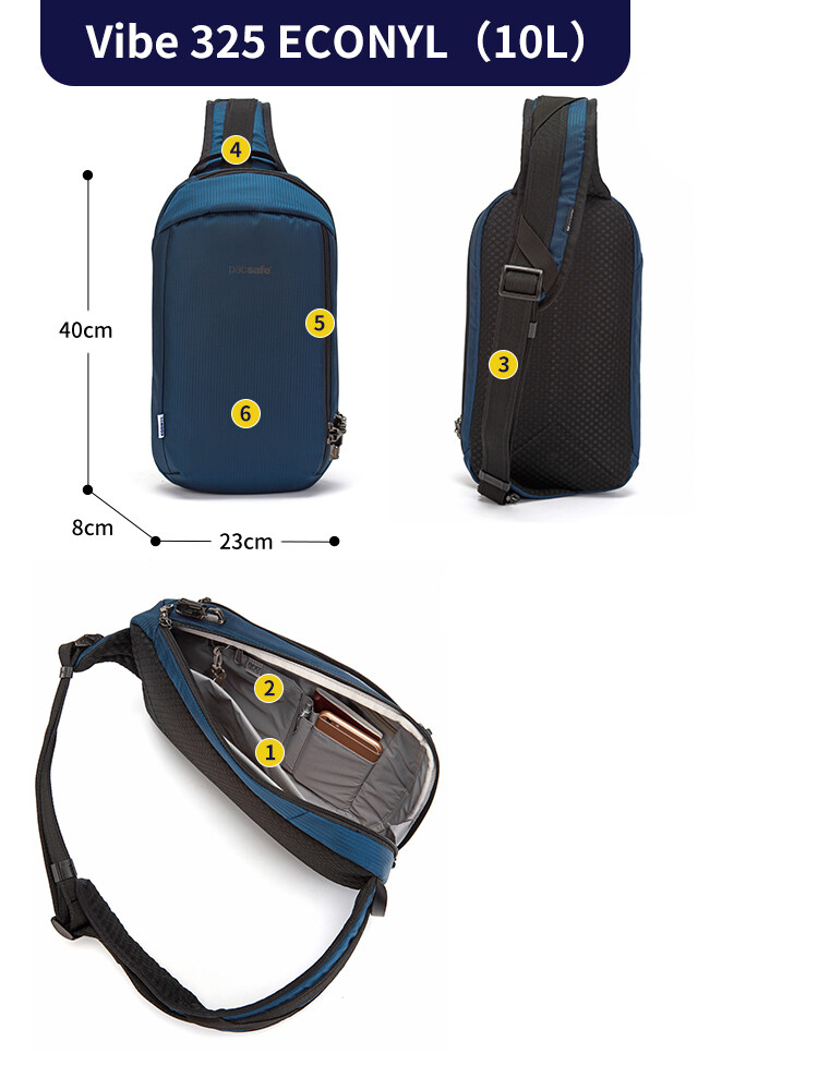 Pacsafe Vibe 325 Sling Pack | Lazada PH
