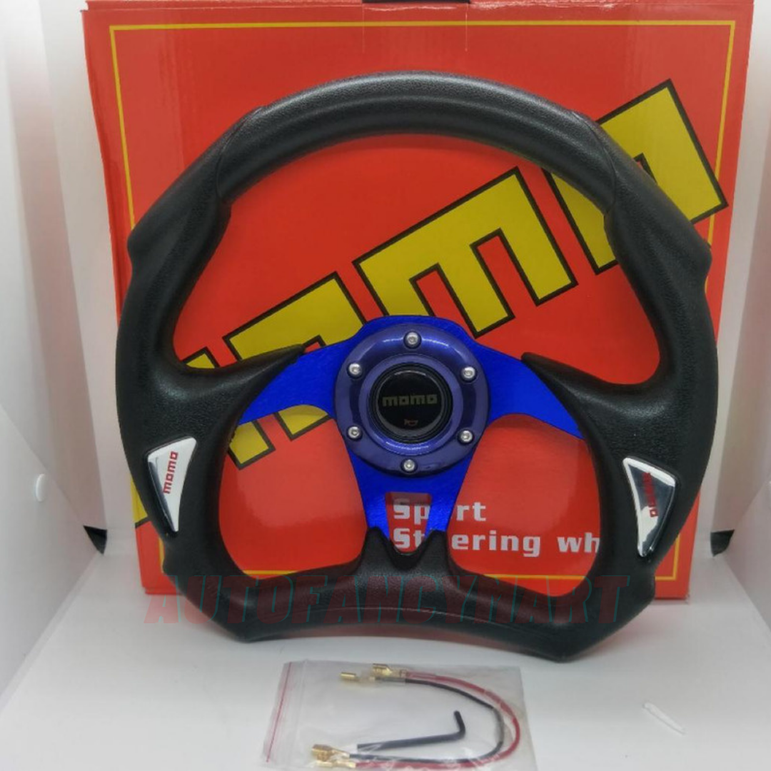 CAR SPORT MOMO OMP STEERING Wheel Deep Dish Racing Steering Wheel 13 INCH 330mm PU 5154 | Lazada