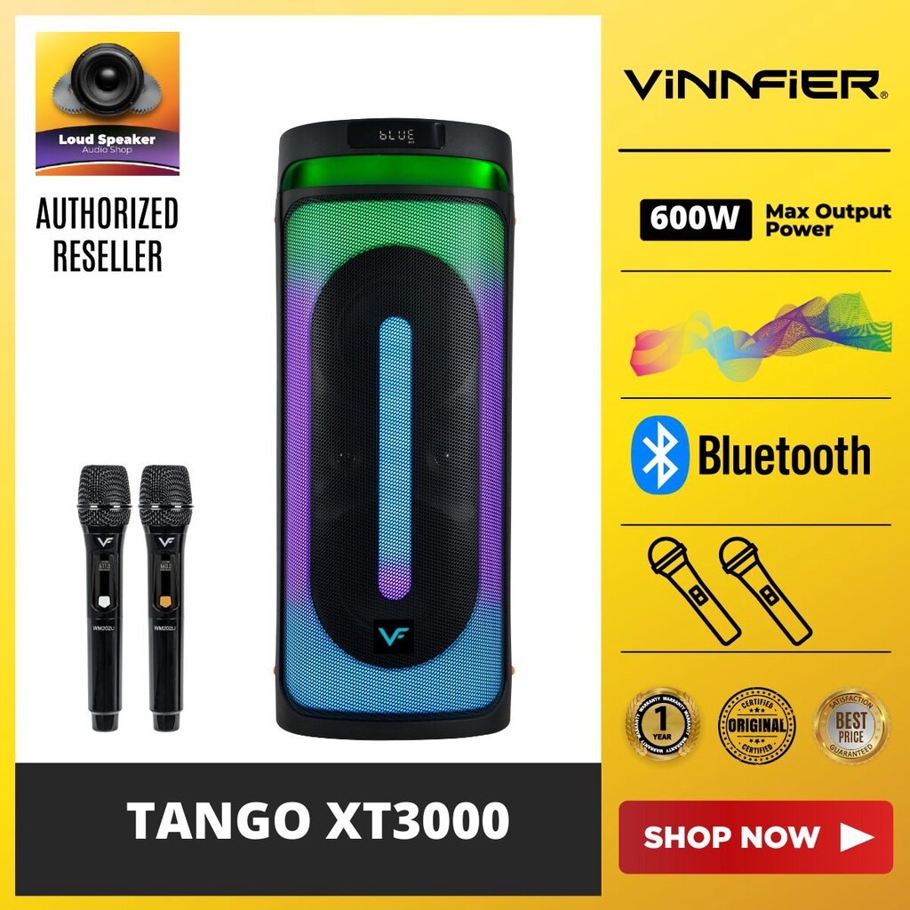 VF TANGO XT5000 / XT3000 / XT2000 WMU PartyBox Karaoke Speaker FM Radio ...