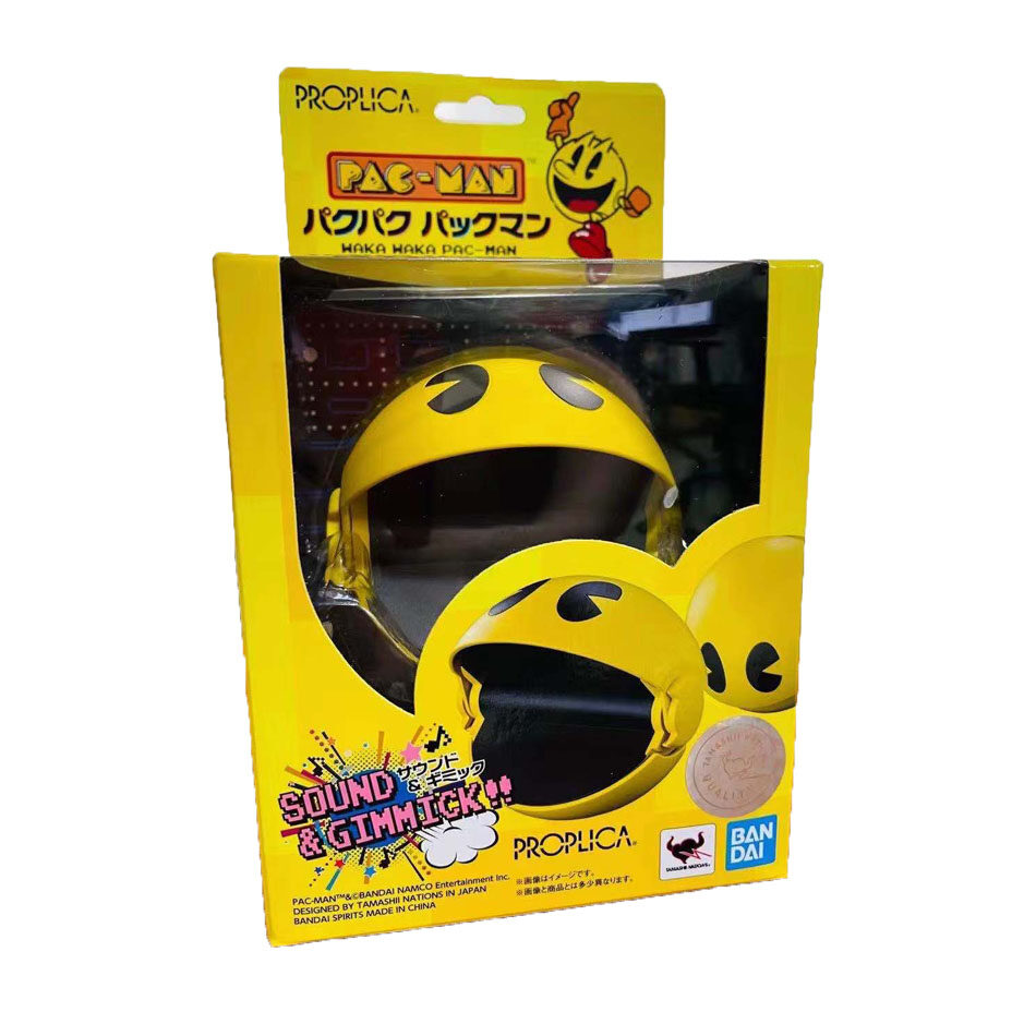 (hot)bandai Proplica Pac Man Anime Game Action Figures Pacman Game Image 40th Anniversary