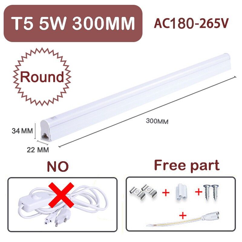 CANMEIJIA T5 T8 Led Tube Light 20W 10W Tube Lights Lamp Led Tube Bar Light For Kitchen Cabinet ...