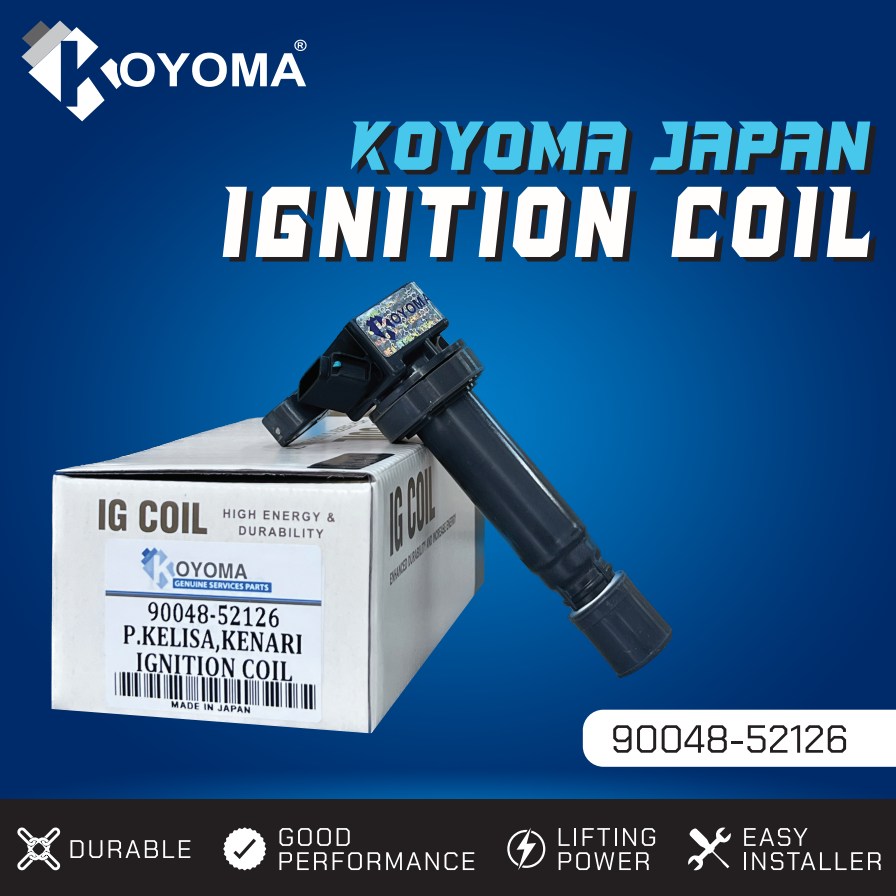 PERODUA KELISA KENARI VIVA MYVI 1.0 KOYOMA JAPAN IGNITION PLUG COIL ...