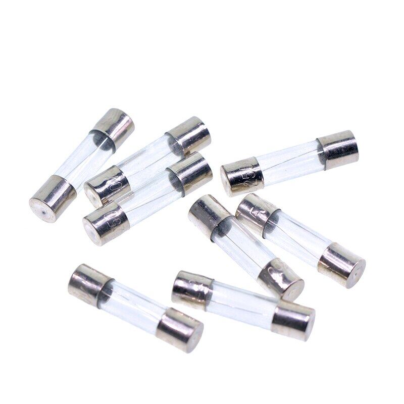 20Pcs 6*30มม.แก้วหลอดฟิวส์6X30Mm 250V 0.2A 0.5A 1A 2A 3A 4A 5A 6A 8A ...