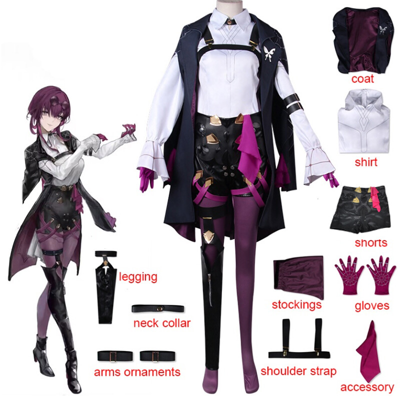 Game Honkai: Star Rail Kafka Cosplay Costume Anime Two Dimensional ...