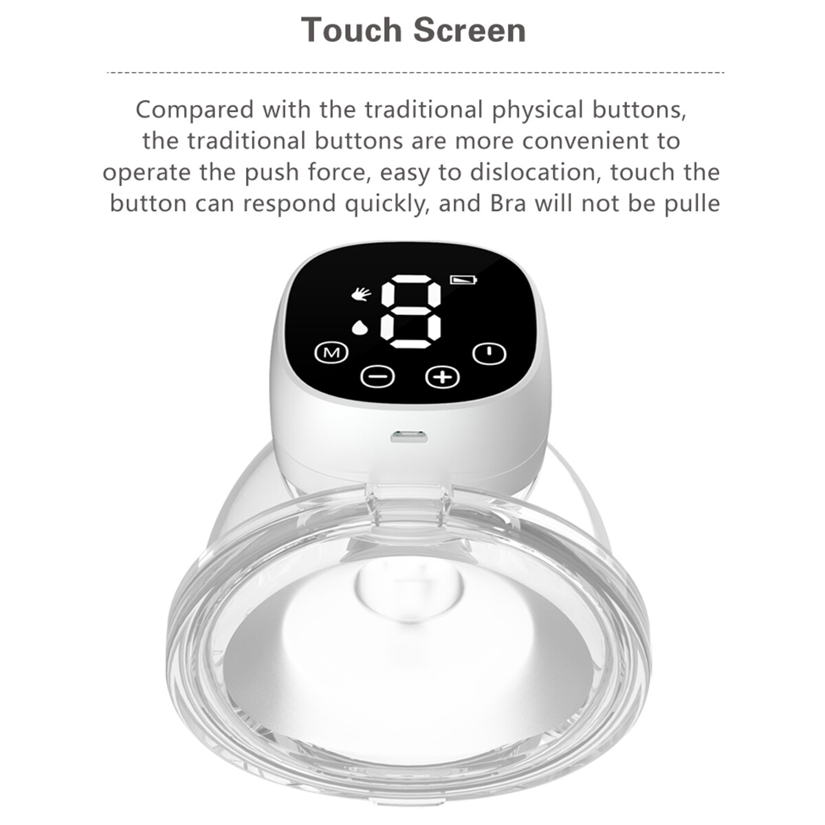BPA FREEElectric Breast Pump Wearable BreastPump Handfree Wireless ...