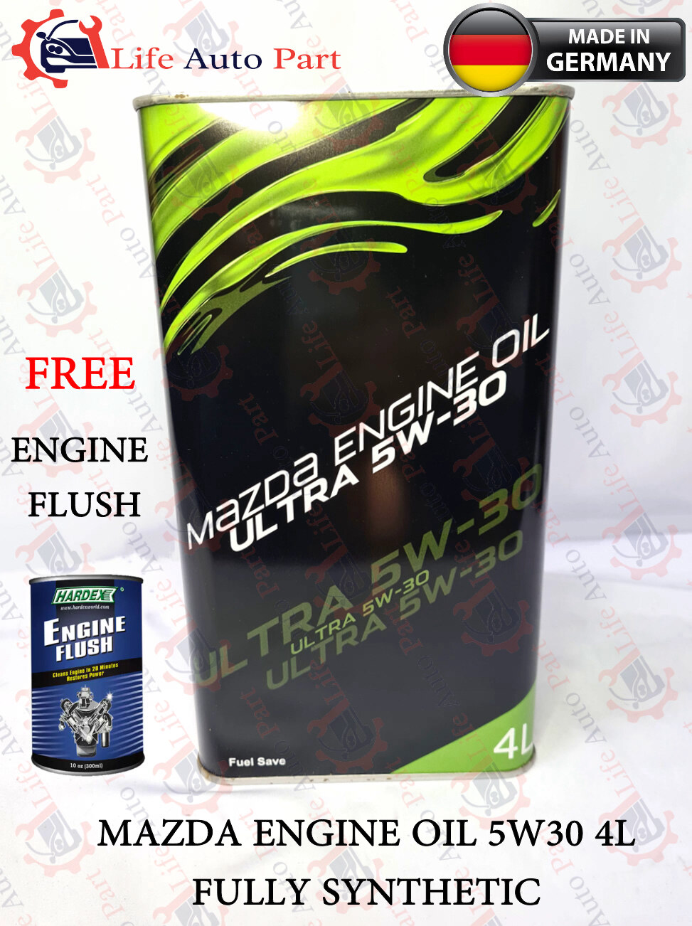MAZDA ENGINE OIL 5W30 FULLY SYNTHETIC 4L (Made In Germany) | Lazada