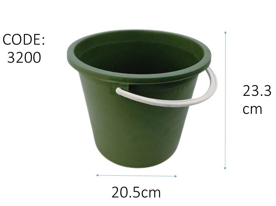2/3/4 gallon Plastic Pail / Bucket / Baldi Air/ Bakul/ Tong Mop/ Tong ...