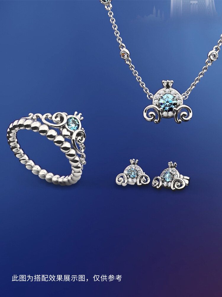 Pandoraˉ Stud earrings PandoraˉDisney Series CinderellaˉPumpkin ...