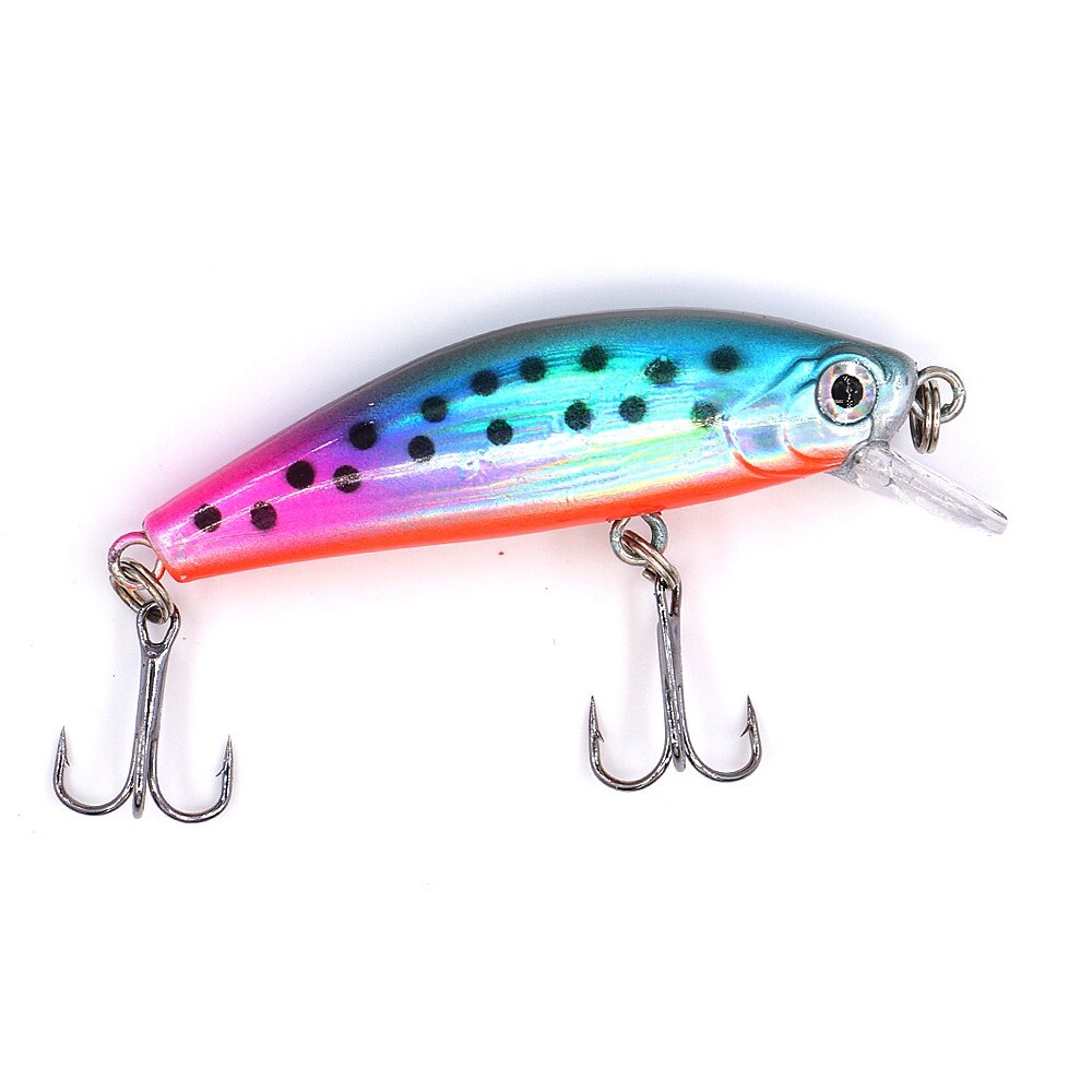 Fishing Lure Minnow 6.7g5.5cm Slow Sinking Water Long Throw Lure Hard Bait Minnow 3D Eyes Laser ...