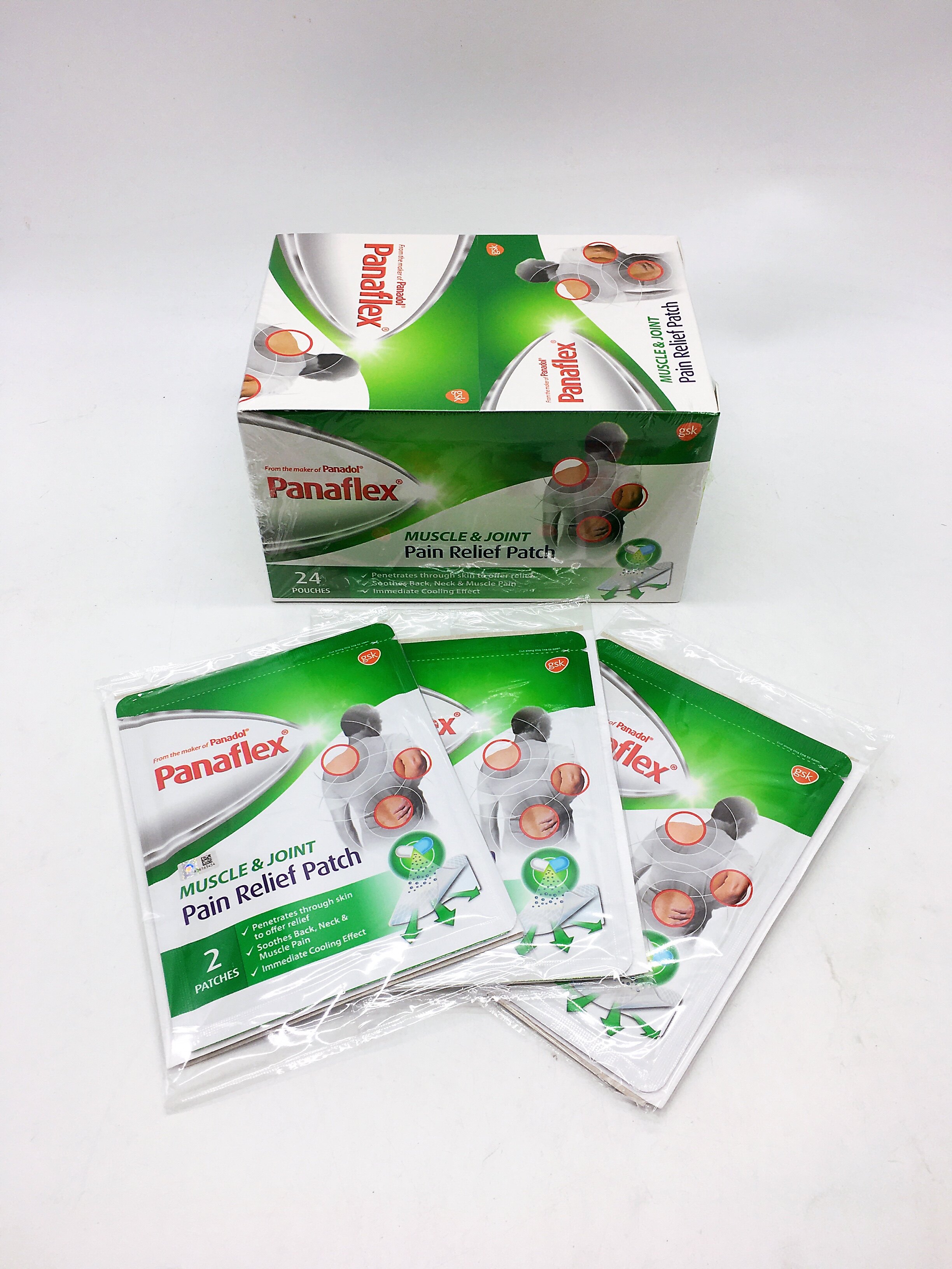 PANAFLEX muscle & joint pain relief patch ( 1 pouches X 2 patches ...