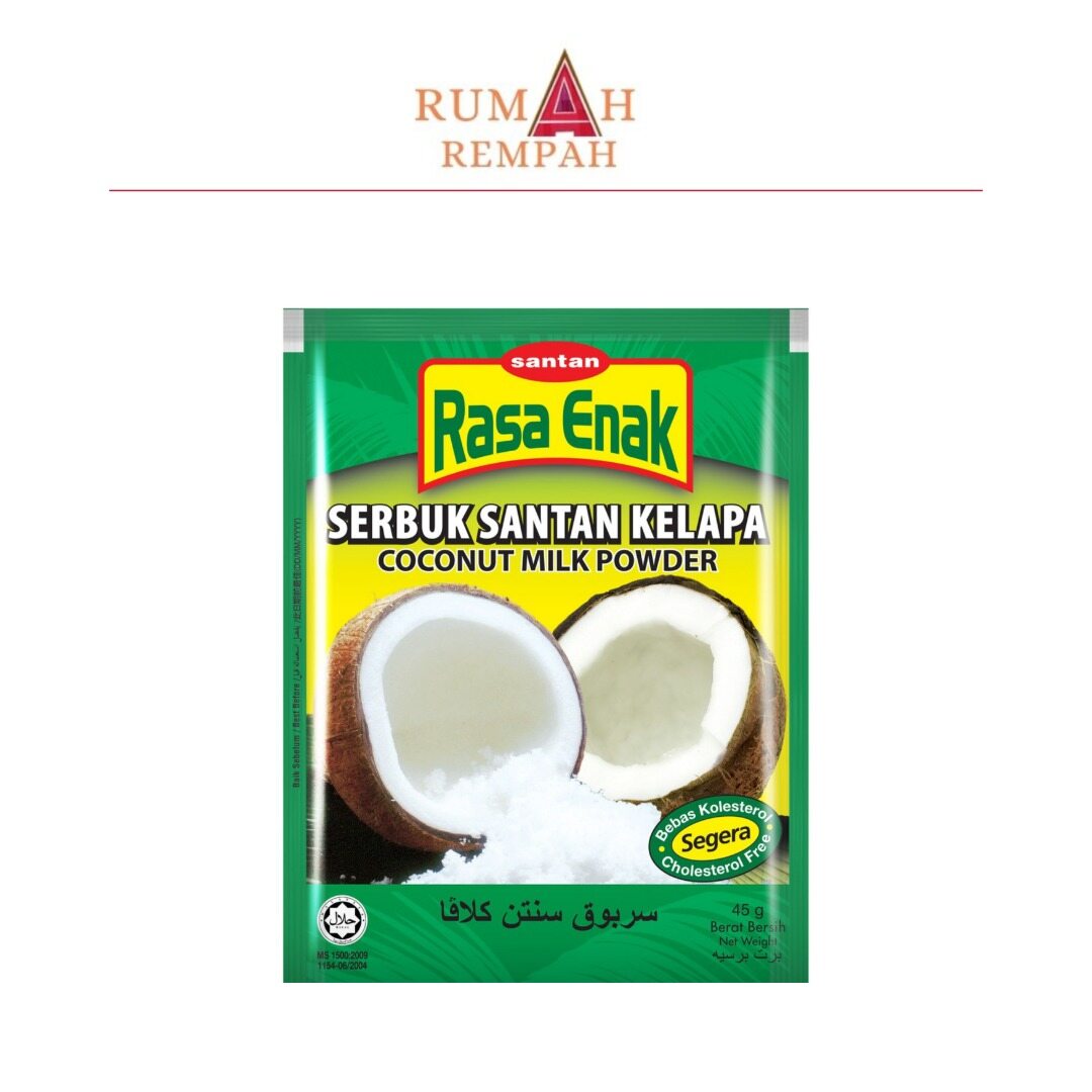 [ READY STOCK ] Rasa Enak Serbuk Santan Kelapa 45g x 24 / Coconut Milk ...