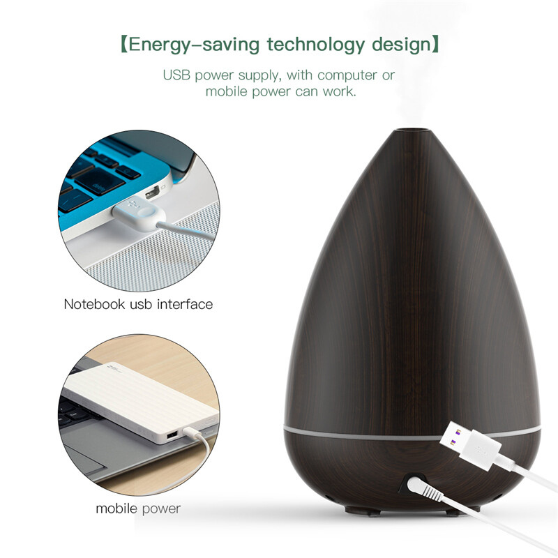 JVJH 120ML Mini Humidifier Aroma Diffuser USB Portable Essential Oil ...